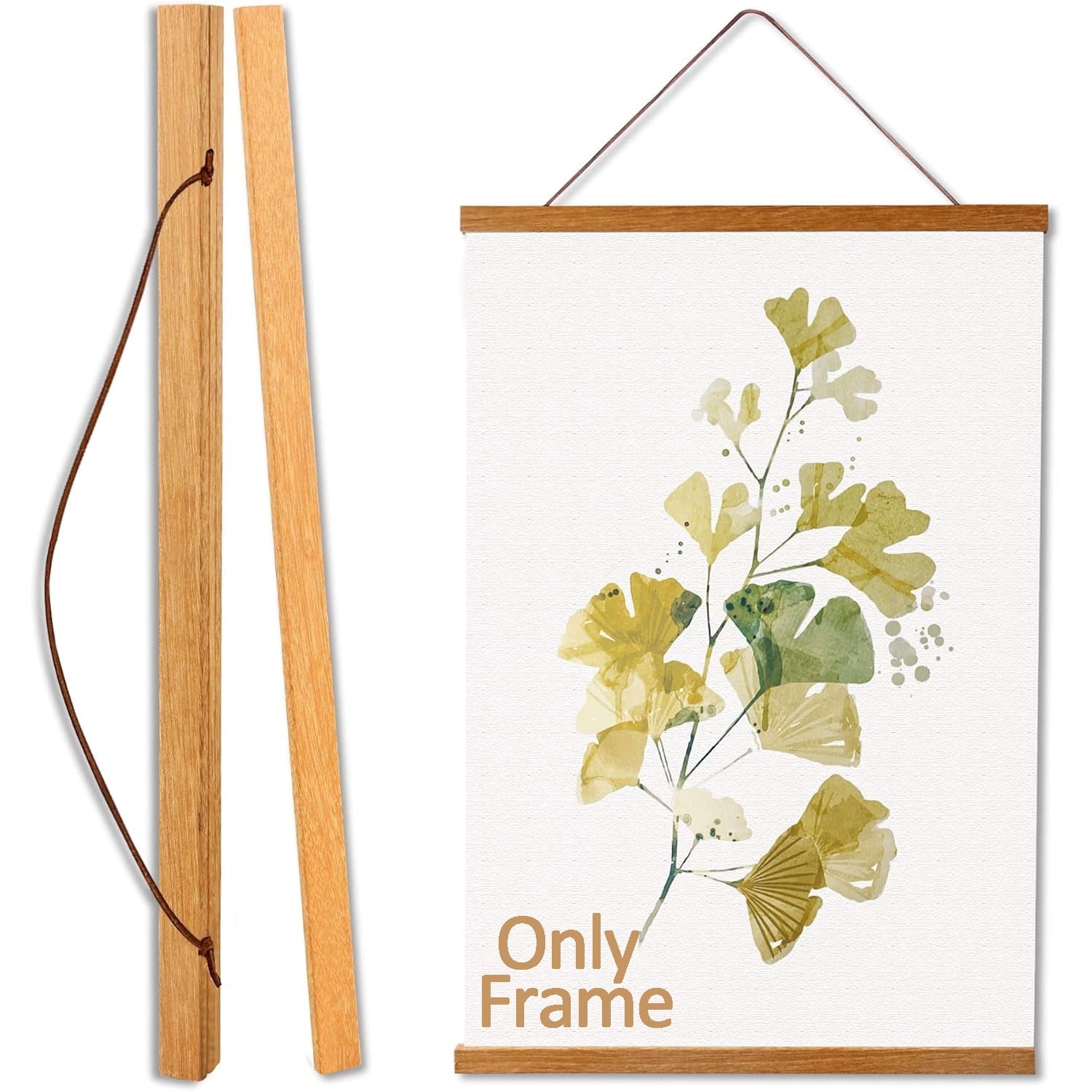 Goxteam Magnetic Poster Hanger Frames, Strong Magnet, Wood Poster ...