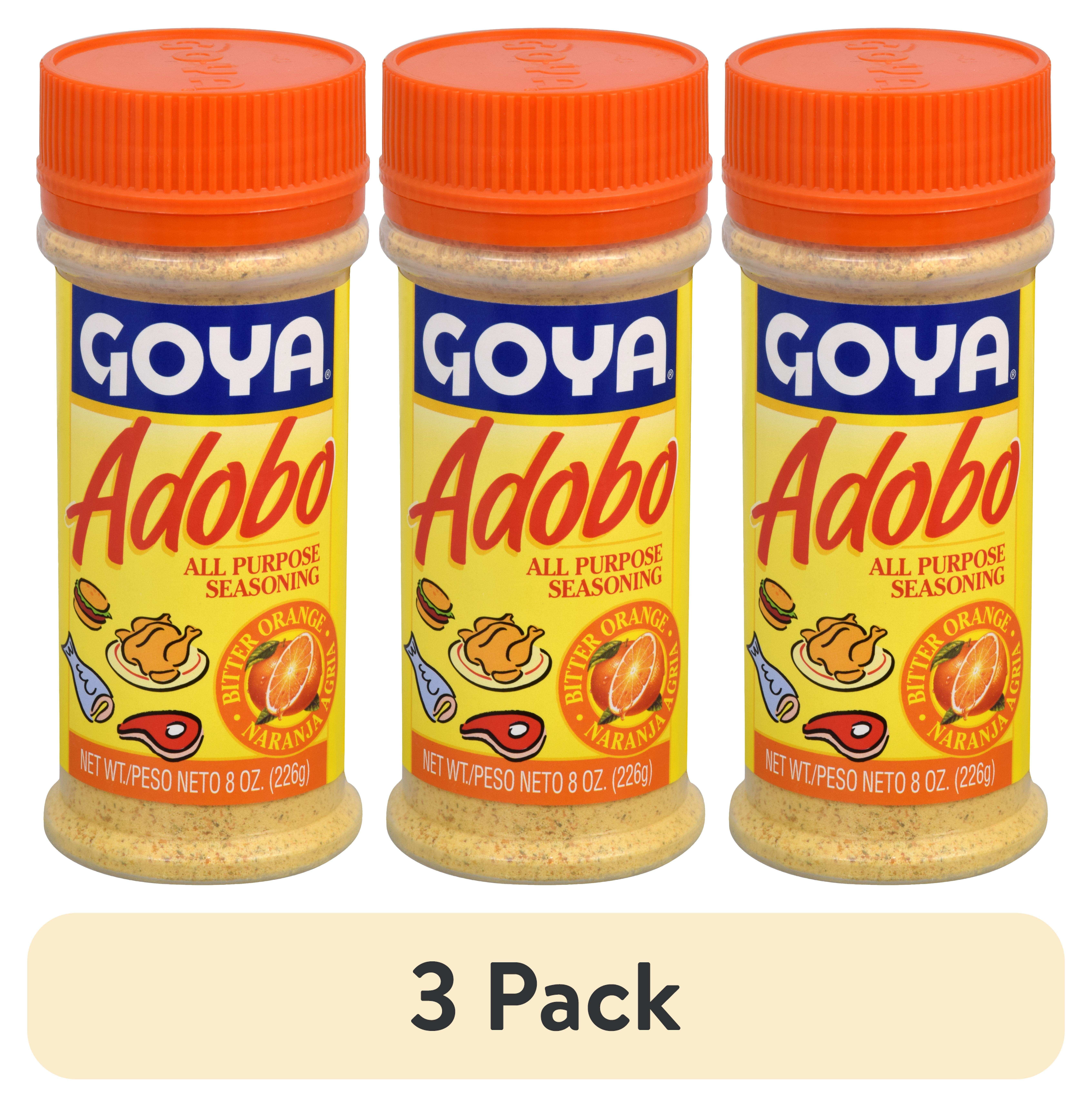 (3 pack) Goya Adobo All Purpose Seasoning, Bitter Orange, 8 Oz ...
