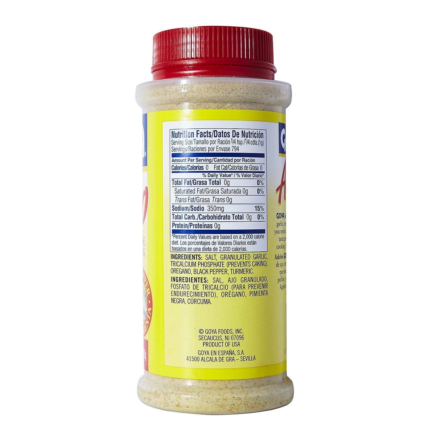 Goya Adobo All SCH4 Purpose Seasoning with Pepper Extra Large 28 oz ...