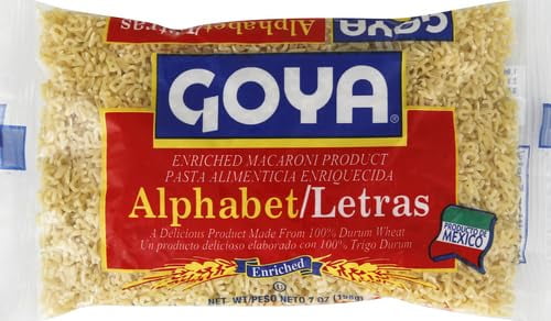 Goya Alphabet Pasta, 7 Ounce pack of 3 - Walmart.com