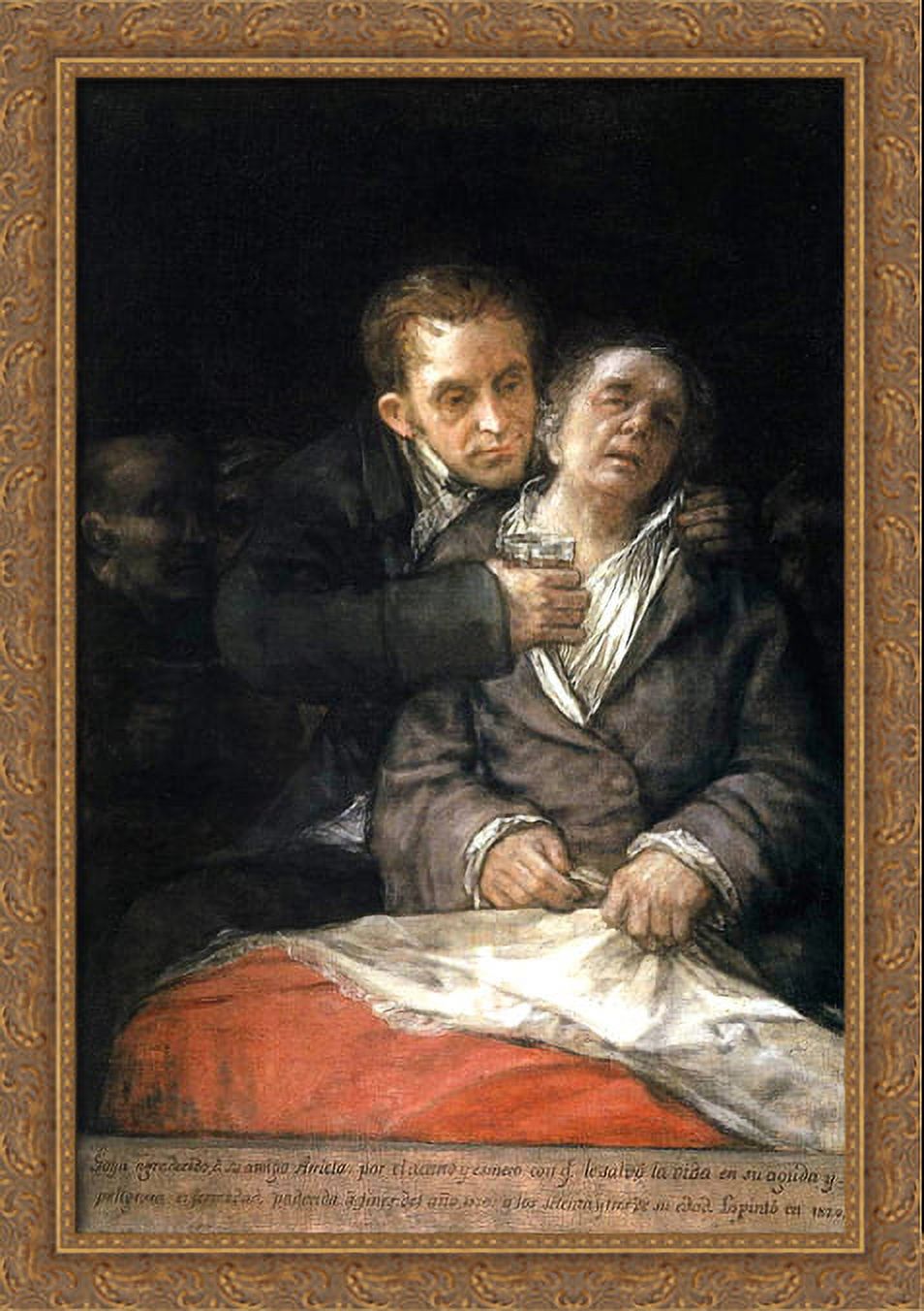 Goya Attended by Doctor Arrieta 28x40 Large Gold Ornate Wood Framed ...