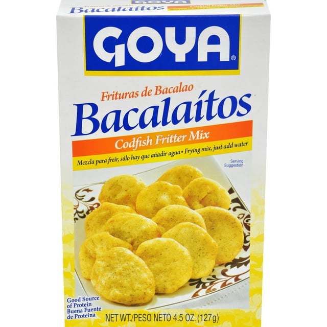 Goya Bacalaitos Codfish Fritter Mix, 4.5 Oz - Popular Fish Mix Among ...