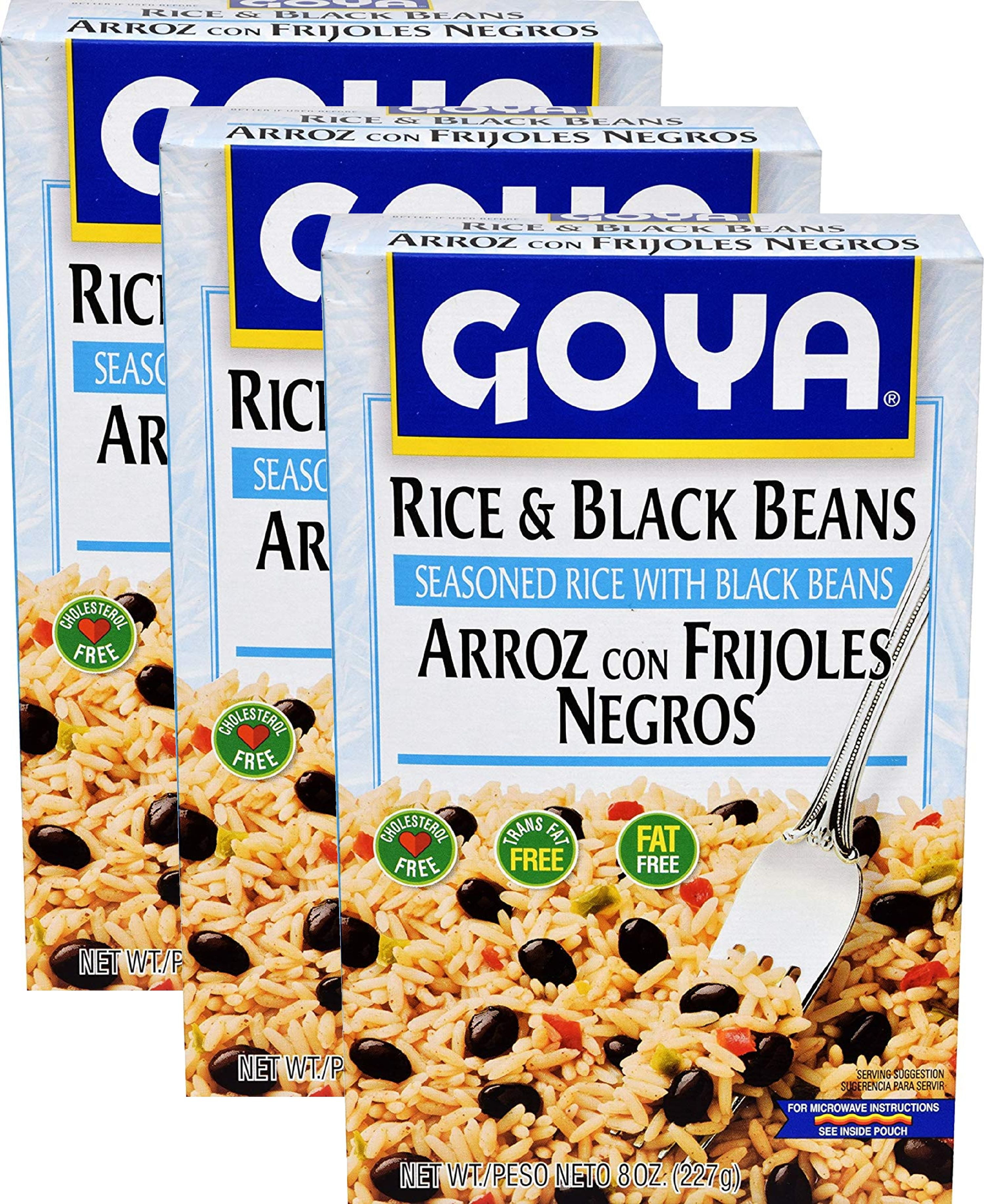 Goya Black Beans and Rice 8 Oz (Pack of 3) - Walmart.com