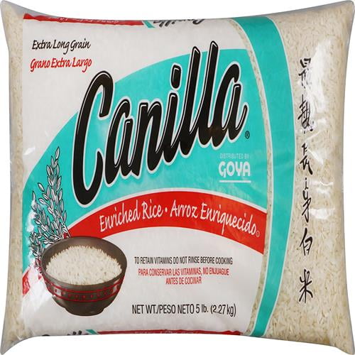 Goya Canilla Extra Long Grain White Rice, 5 Pound - Pack of 2 - Walmart.com