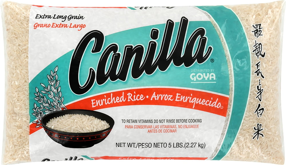 Goya Canilla Extra Long Grain Rice 5 lb - Pack of 2 - Walmart.com