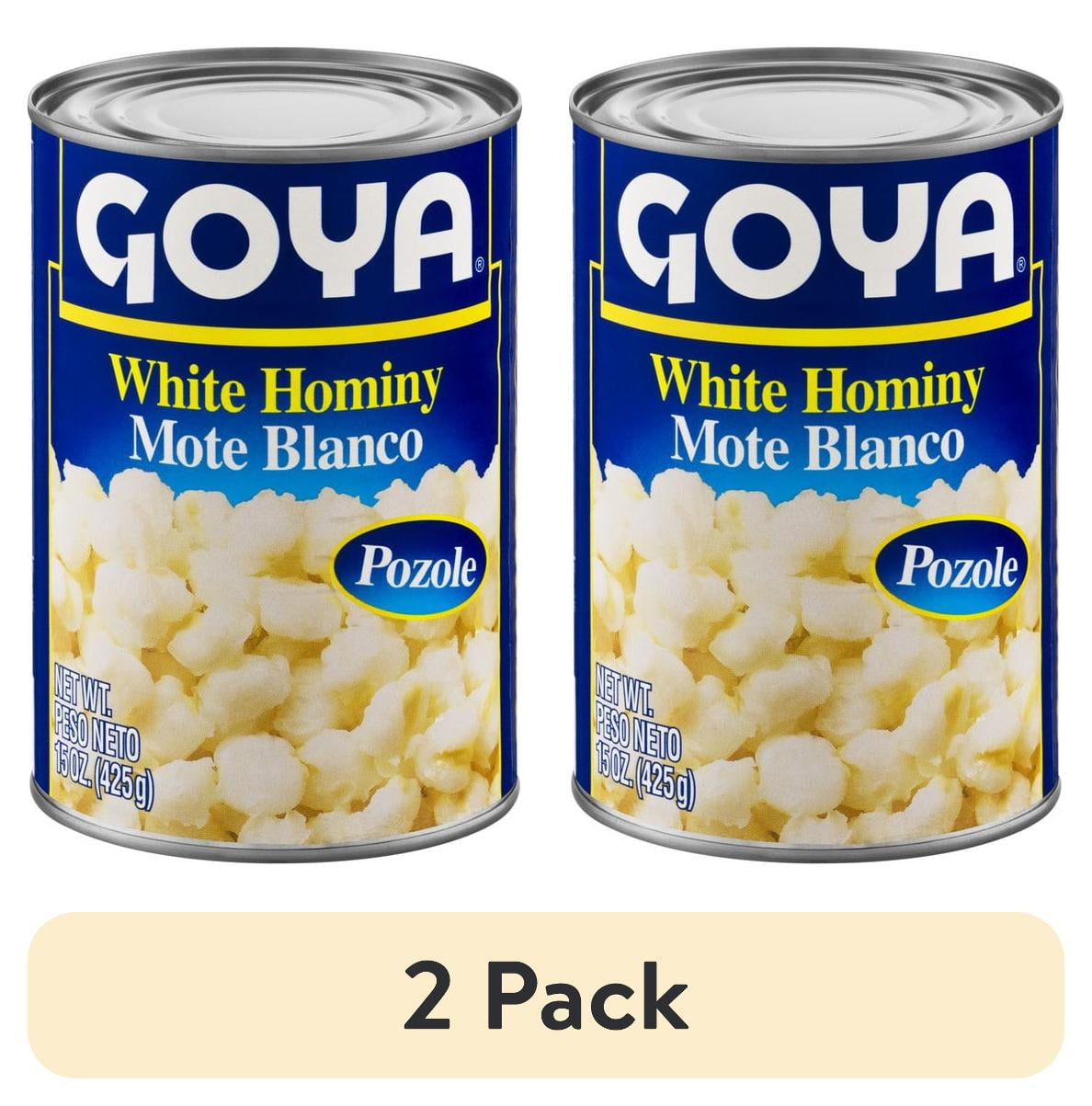 (2 pack) Goya Canned White Hominy 15 oz Can - Walmart.com