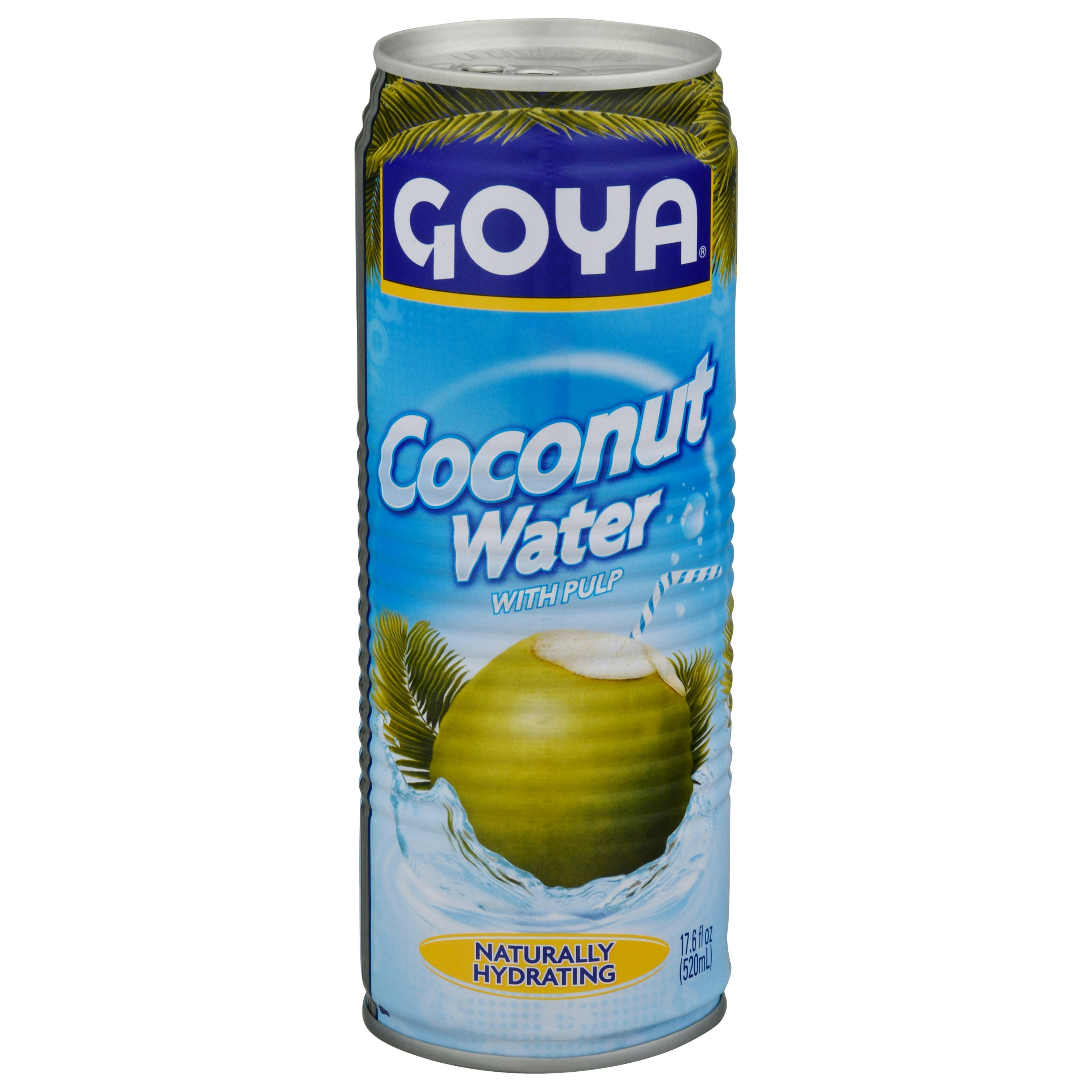 Goya Coconut Water with Pulp, 17.6 OZ (Pack of 24) - Walmart.com