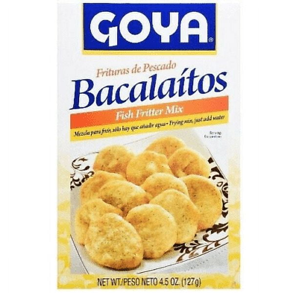 Goya Fish Cod Bacalaitos Fritters Mix 4.5 oz - Walmart.com