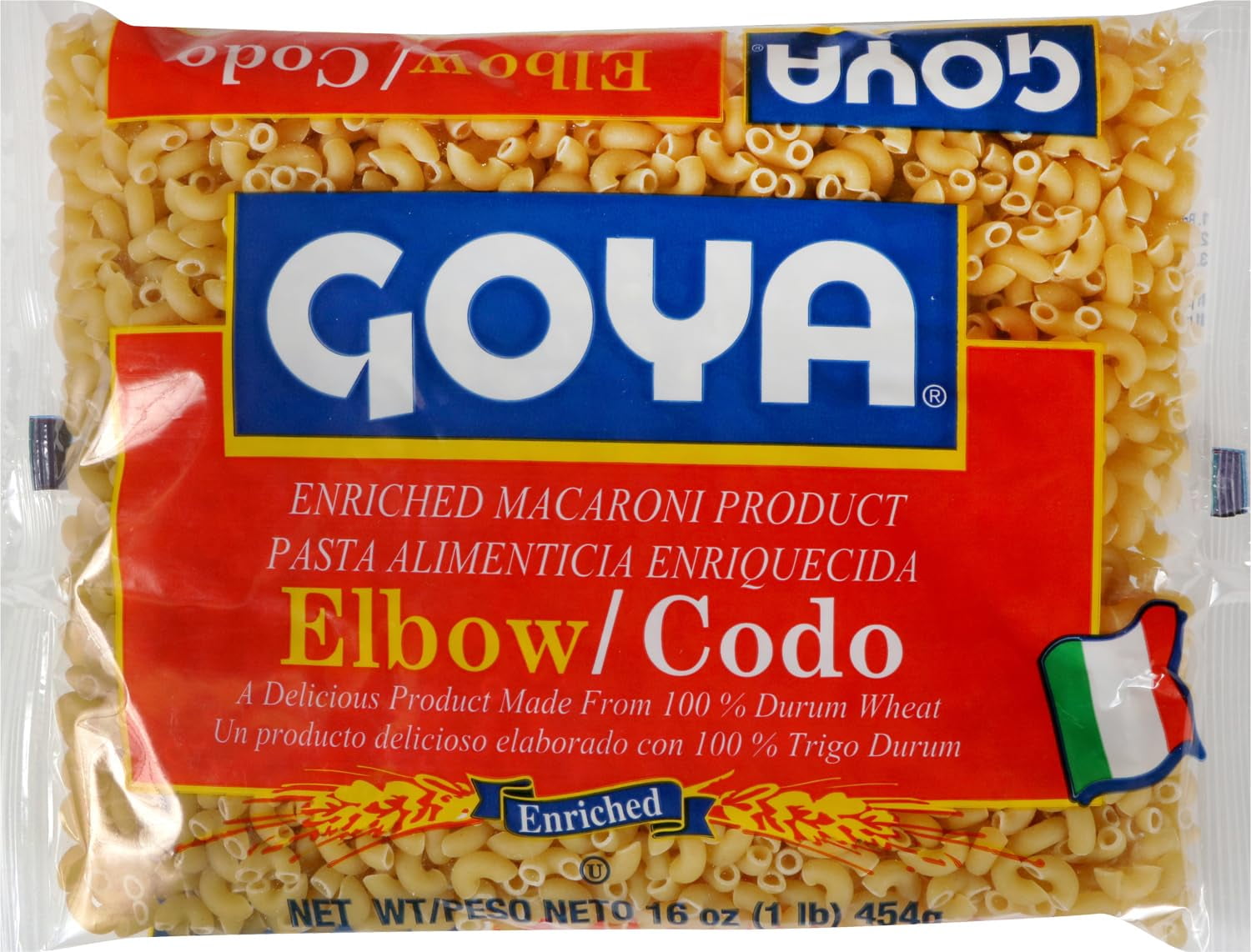 Goya Elbows Enriched Macaroni Pasta, 16 oz (3 Pack) - Walmart.com