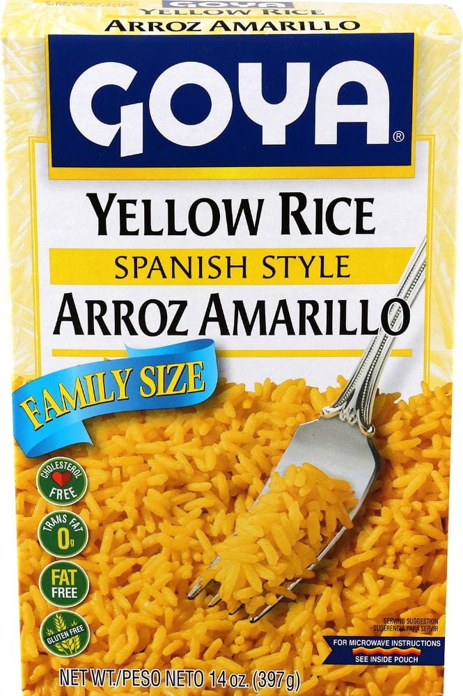 Goya Family Size Spanish Style Yellow Rice 14 oz - Pack of 3 - Walmart.com