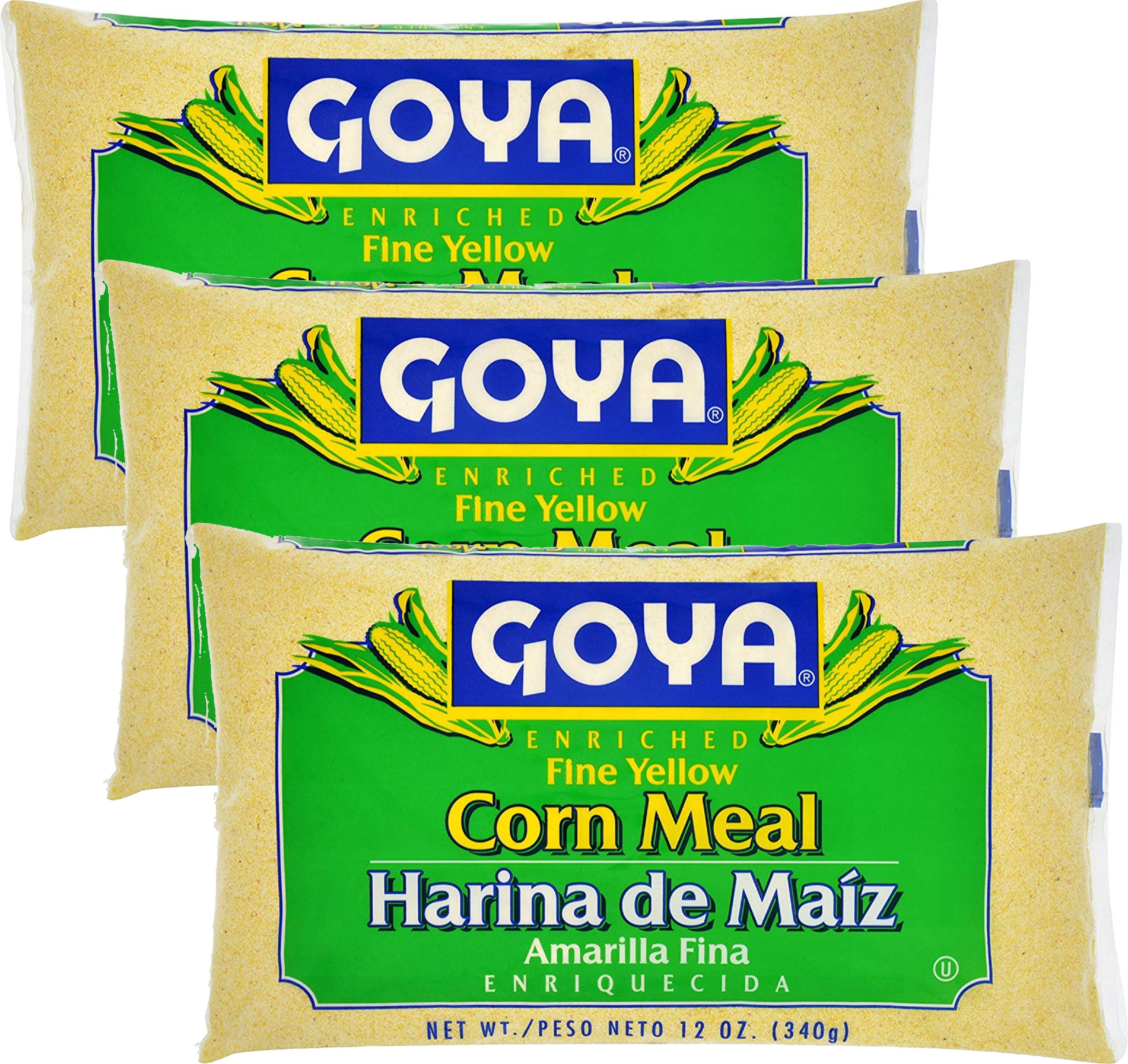 Goya Fine Yellow Corn Meal - Harina de Maiz Amarillo, Authentic Latin ...