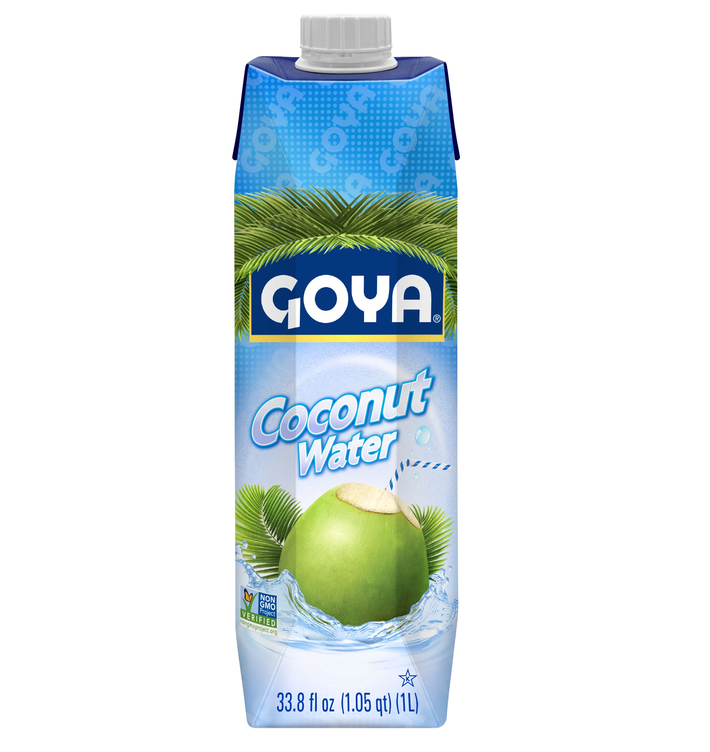 Goya, Coconut Water, 33.8 fl oz, Tropical Beverage - Walmart.com