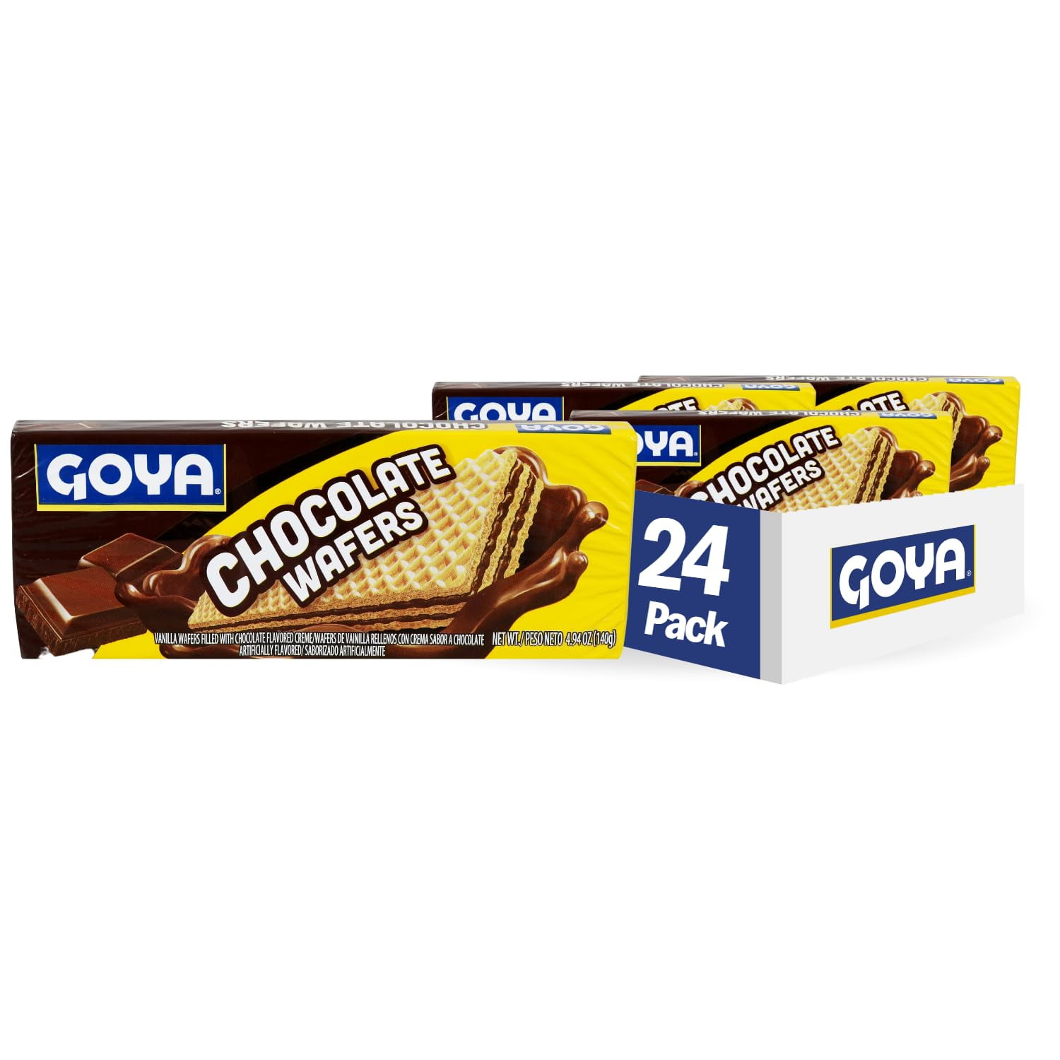 Goya Foods Chocolate Wafers, 4.94 Ounce (Pack of 24) - Walmart.com