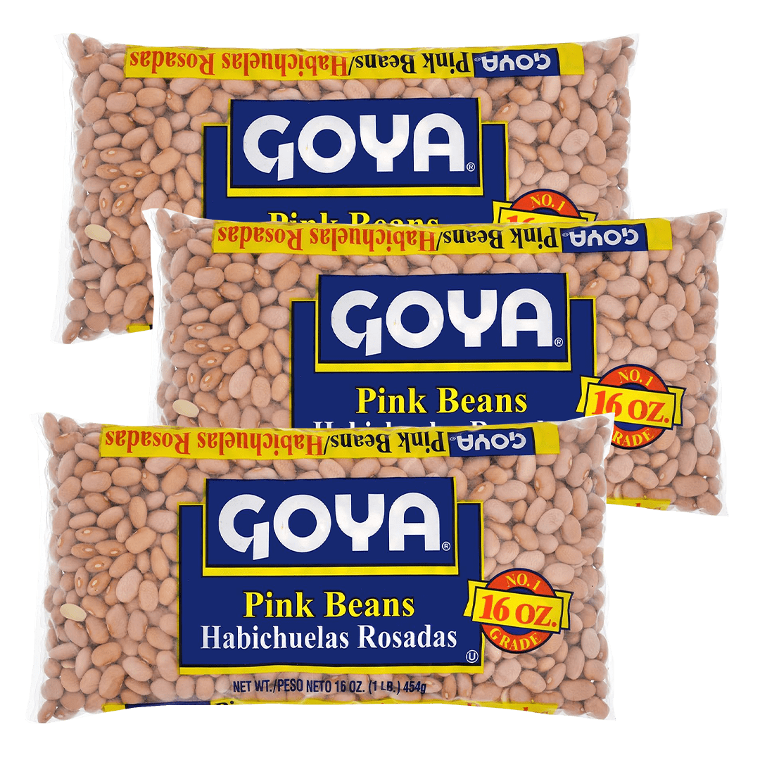 Goya Foods Dry Pink Beans (16 oz, 3-Pack) - Walmart.com