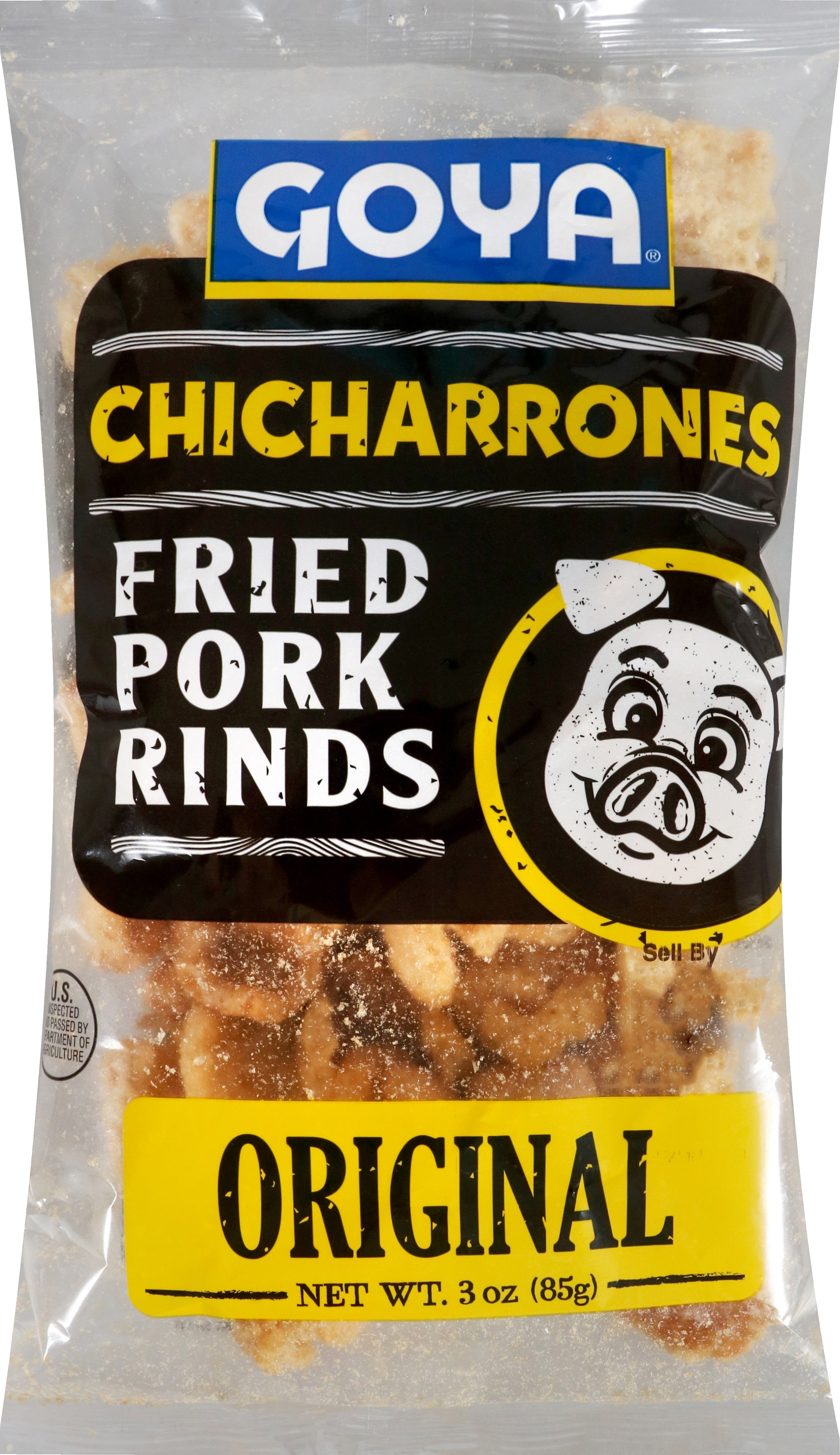 Goya Foods Pork Rinds Chicharrones - U.S. Inspected Snack, Perfect for ...