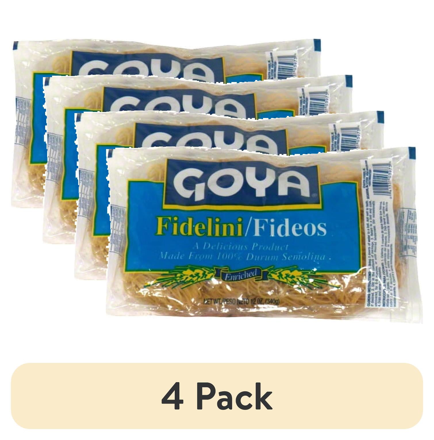 (4 pack) Goya Foods Goya Fidelini Thick 12 Oz - Walmart.com