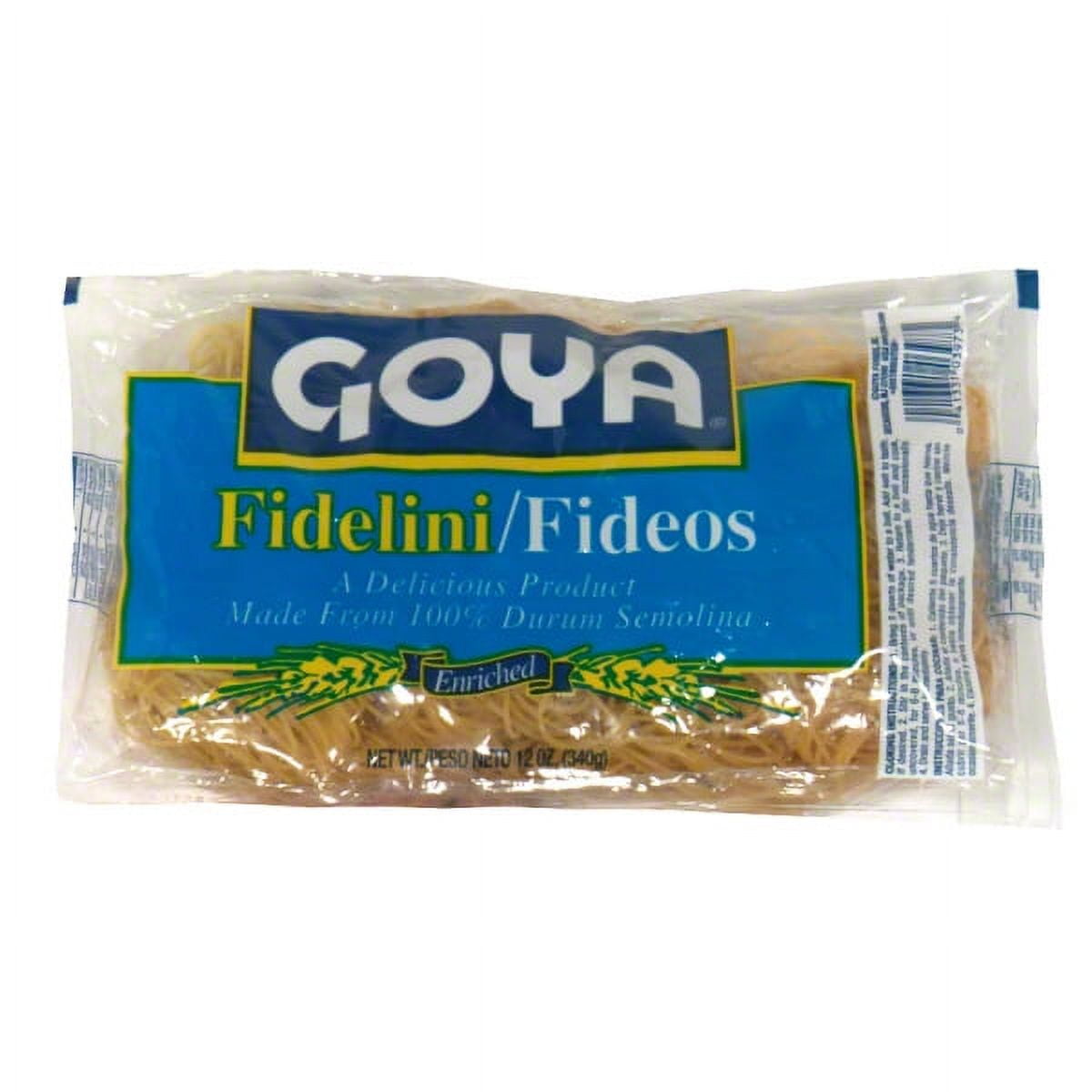 Goya Foods Goya Fidelini Thick Pasta, 12 Oz - Walmart.com