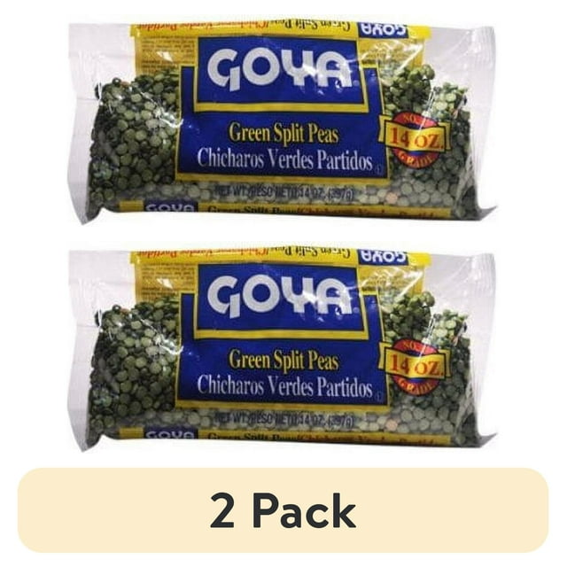 (2 pack) Goya Foods Goya Green Split Peas 14 Oz - Walmart.com