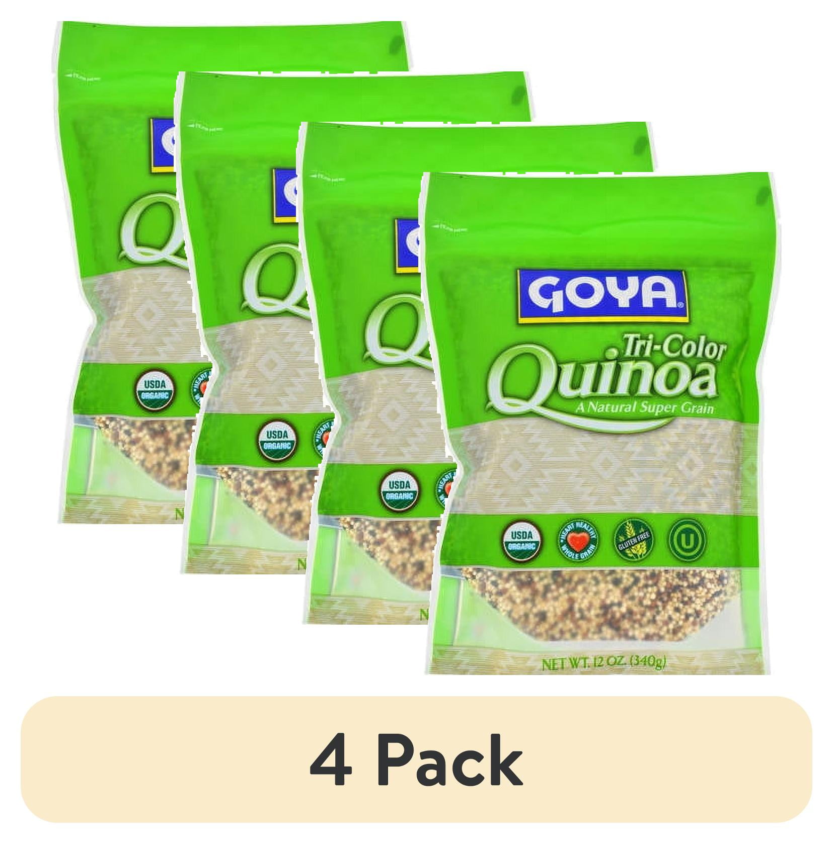 (4 pack) Goya Foods Goya Organic Tri Color Quinoa 12oz - Walmart.com