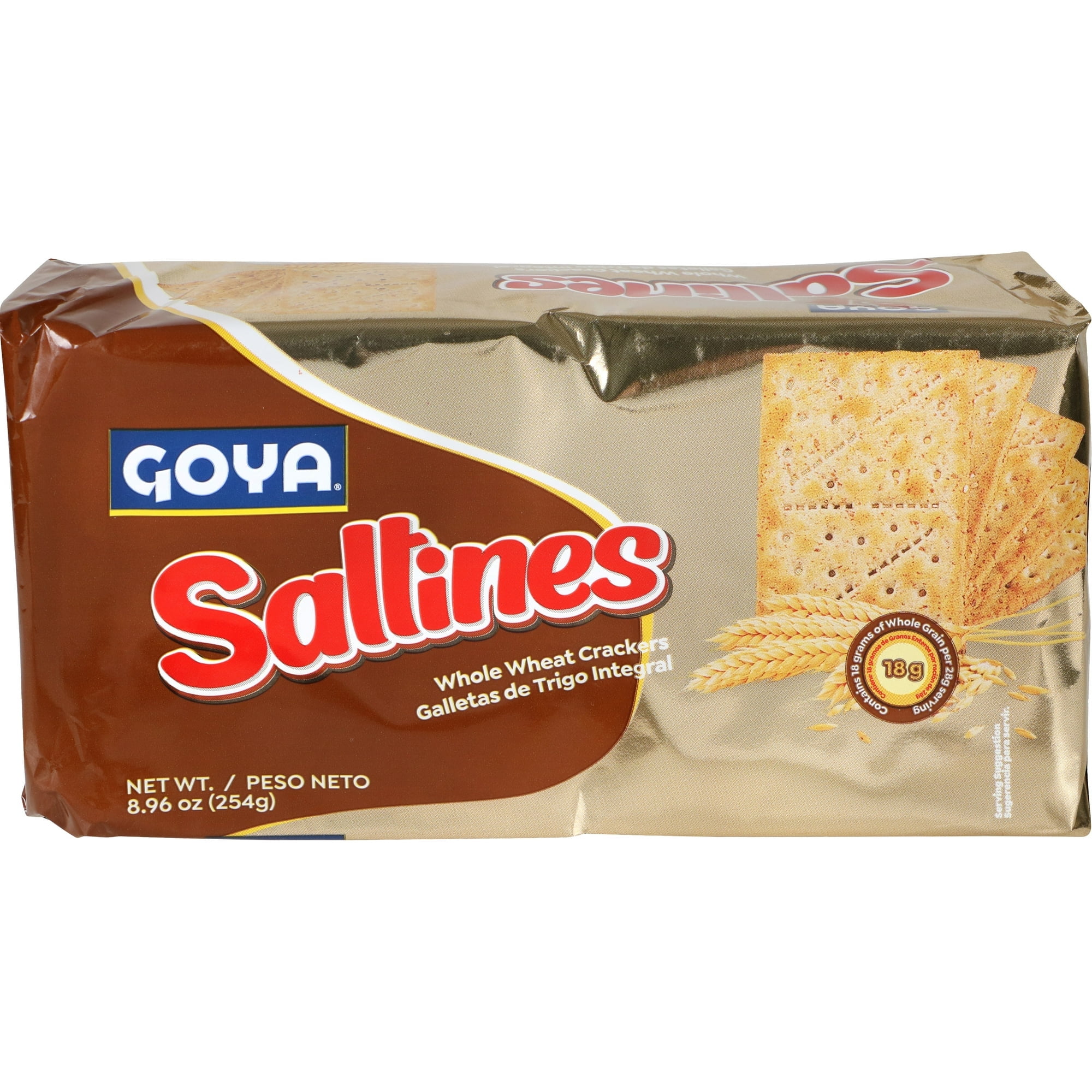 Goya Foods Goya Saltines Whole Wheat (Packs of 2) - Walmart.com