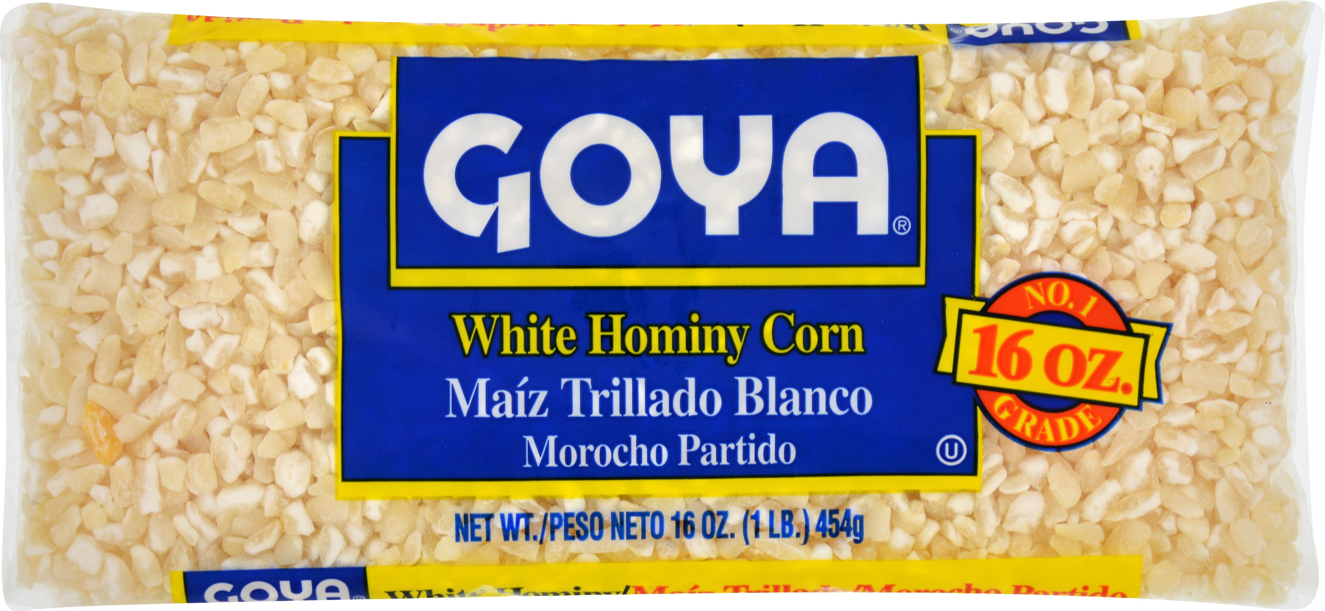 Goya Mexican Style Whole Kernel White Hominy Corn, 16 oz - Walmart.com