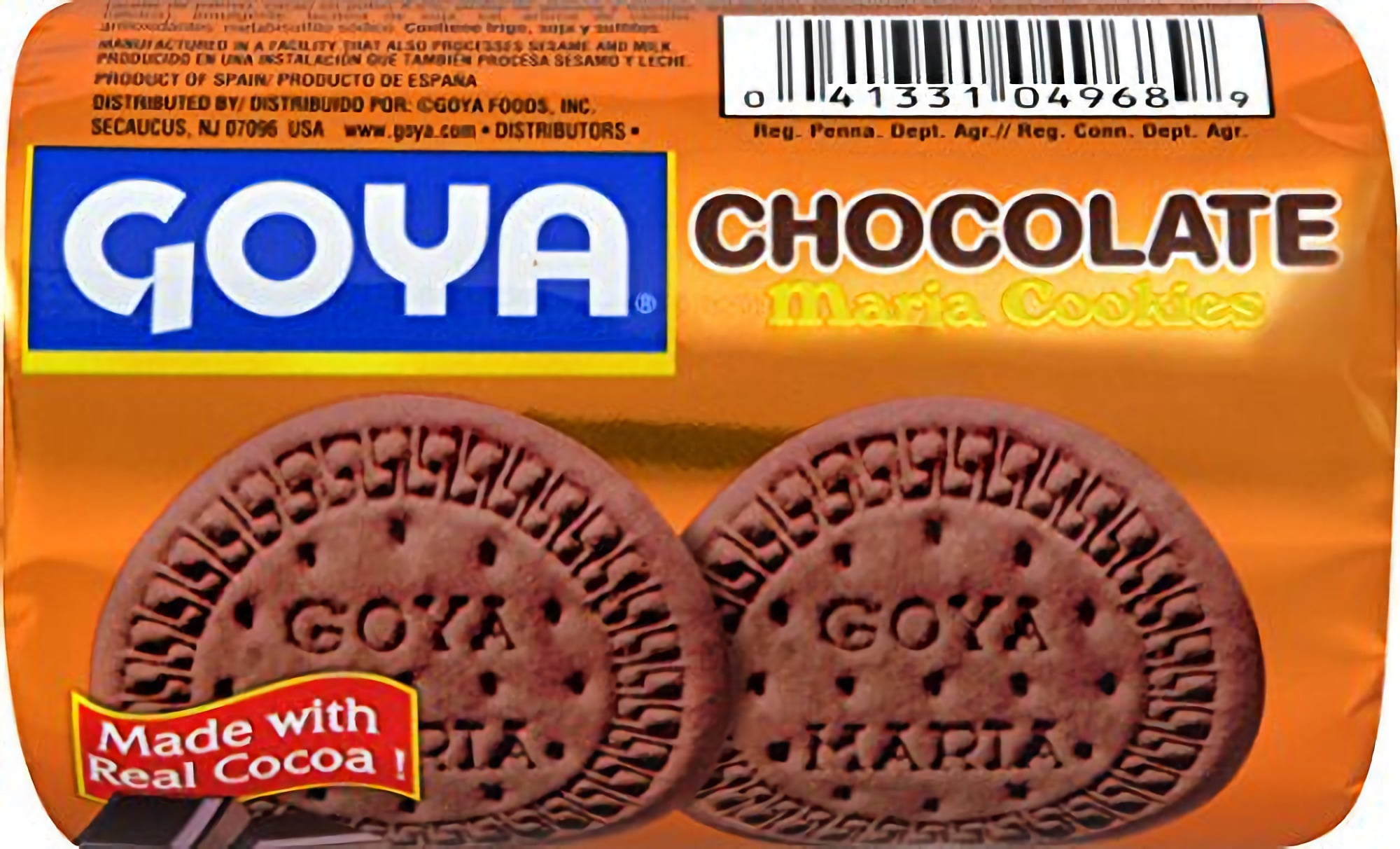 Free Shipping! Goya Foods Maria Cookies Chocolate, 3.5 Ounce (Pack of ...