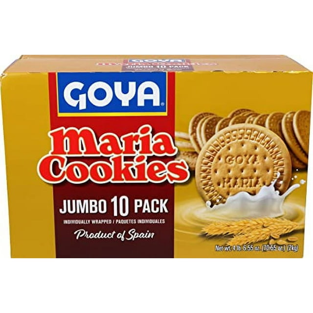 Goya Foods Maria Cookies, Jumbo Pack, 7 Ounce (Pack of 10) - Walmart.com