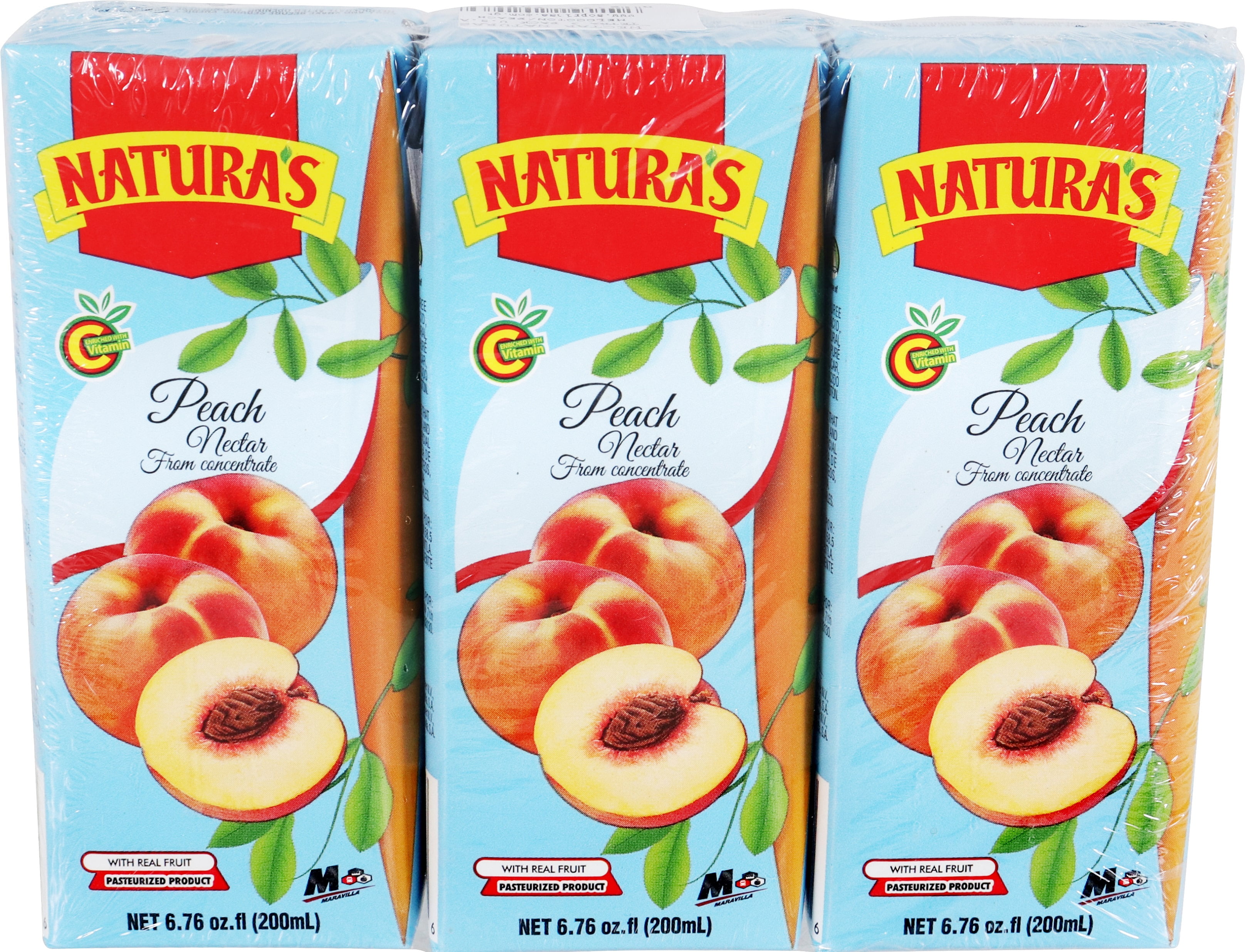Goya Natura's Peach Nectar, 8/3 Pack - Walmart Business Supplies