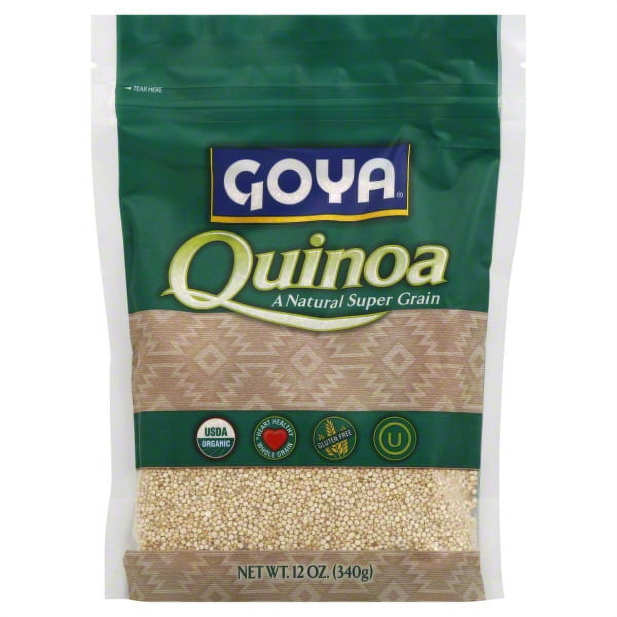 Goya Organic Quinoa, Easy to Prepare, Prewashed, Packaged in 12 oz Bag ...
