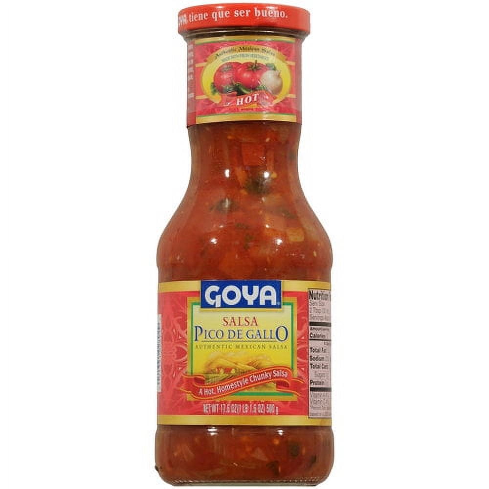 Goya Foods Pico de Gallo Authentic Mexican Salsa 17.6 oz - Walmart.com