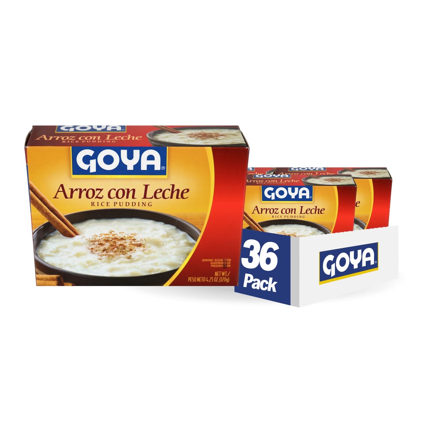 Goya Foods Rice Pudding, Arroz Con Leche, 4.25 Ounce (Pack Of 36 ...