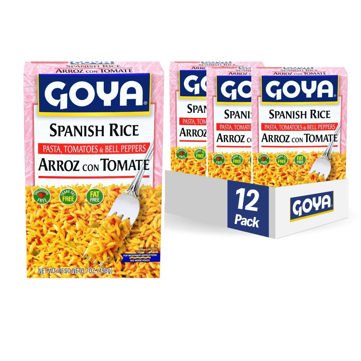 Goya Foods Spanish Rice Mix, 7 Ounce (Pack of 12) - Walmart.com