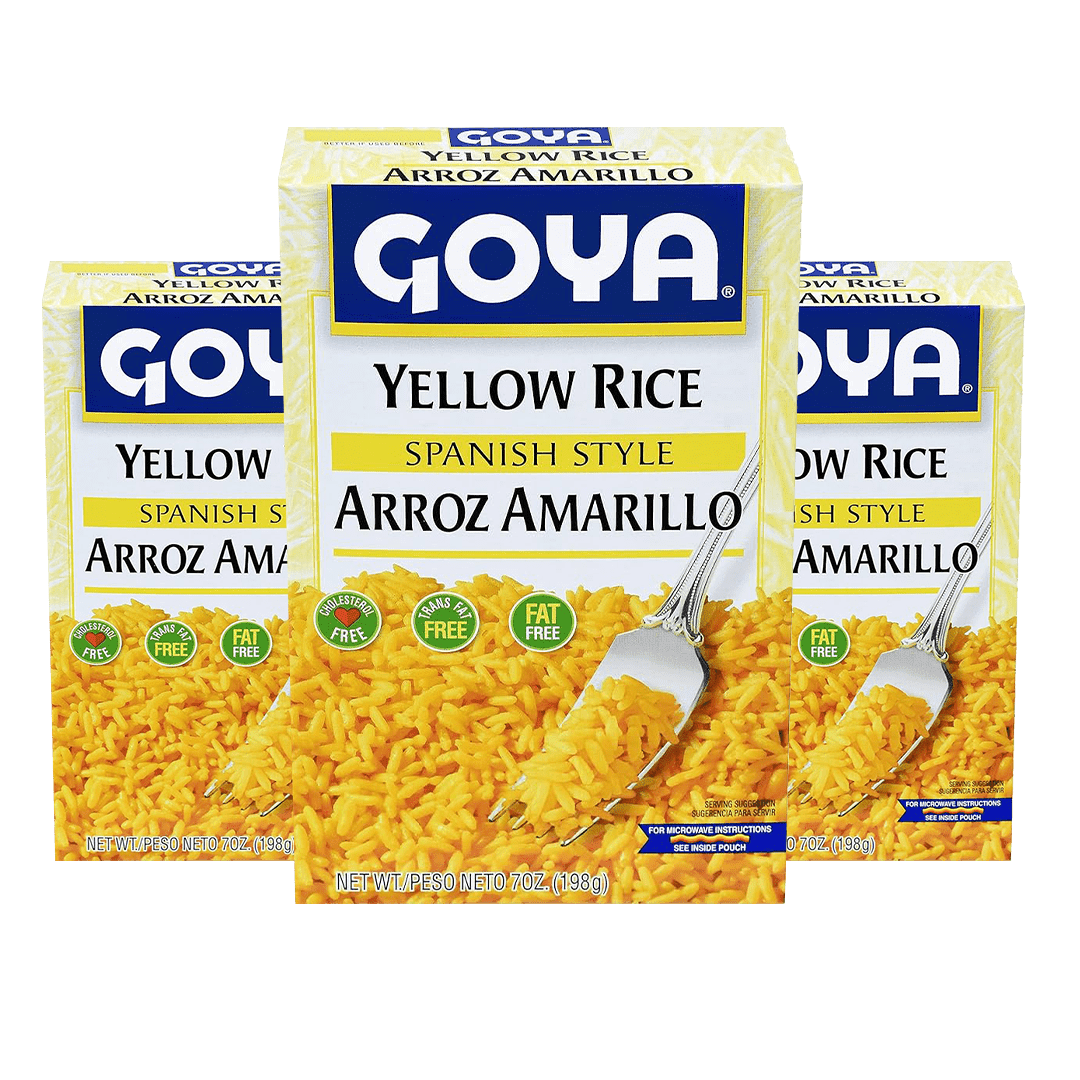 Goya Foods Yellow Rice Mix, 7 oz (Pack of 3) - Walmart.com