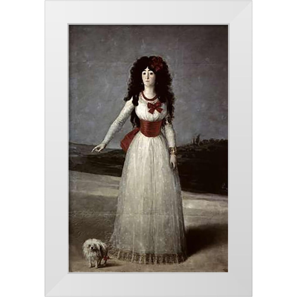 Goya, Francisco De 22x32 White Modern Wood Framed Museum Art Print ...