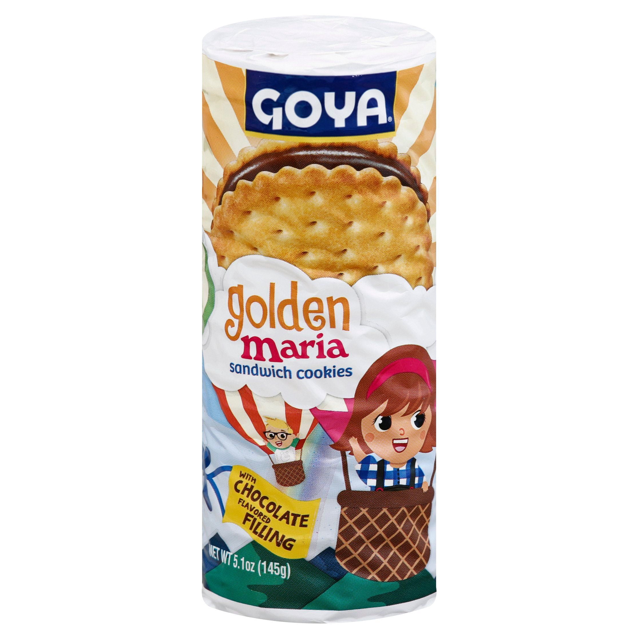 Goya Golden Maria Chocolate Filled Sandwich Cookies - 5.10 oz (Pack of ...