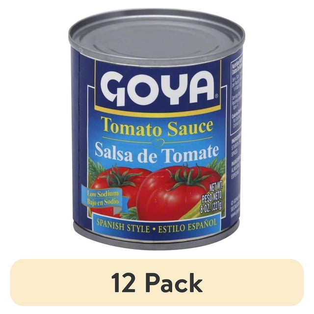 (12 pack) Goya Goya Tomato Sauce, 8 oz - Walmart.com