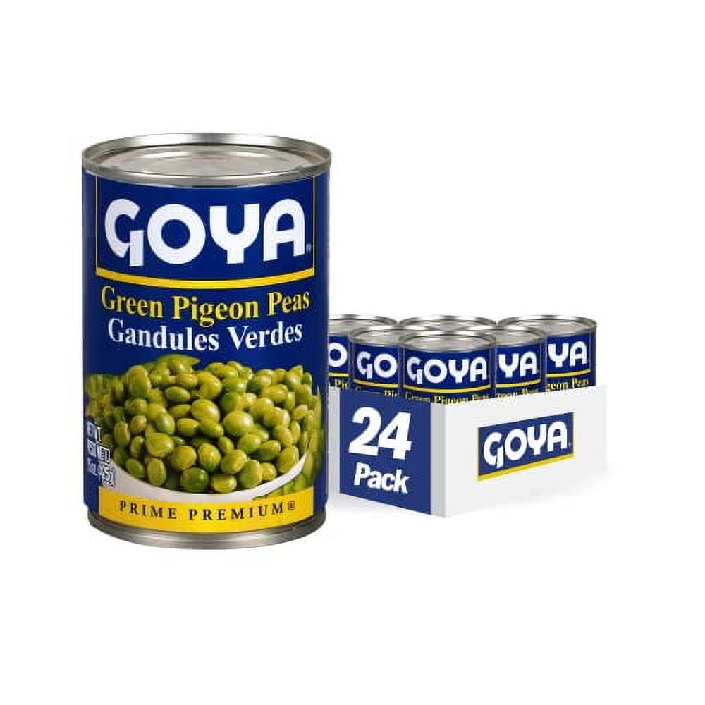 Goya Green Pigeon Peas, 15 oz - Case of 24 - Walmart.com
