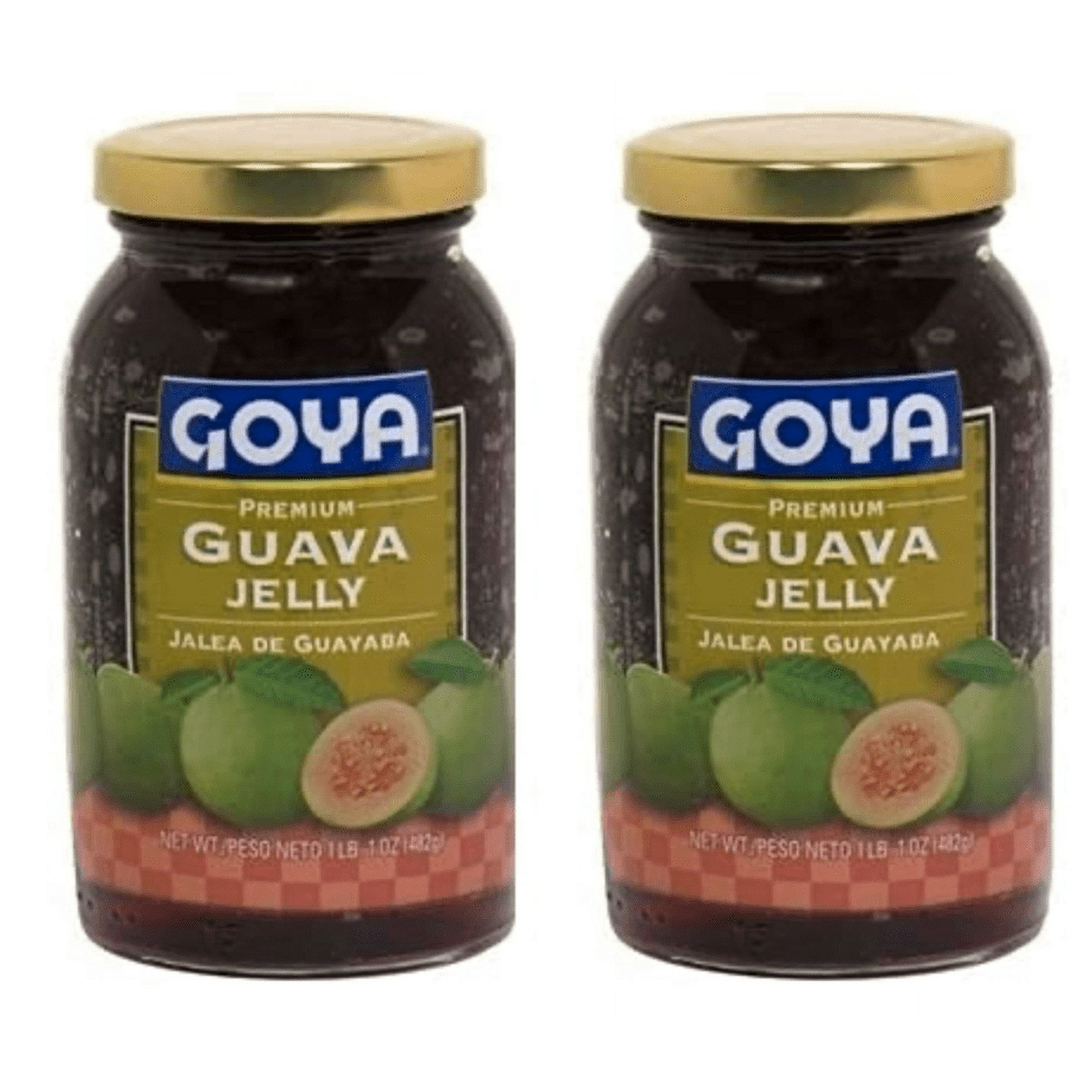 Goya Guava Jelly Fruit Jar, Sweet Jalea De Guayaba, 17 Ounce, Pack of 2 - Walmart.com