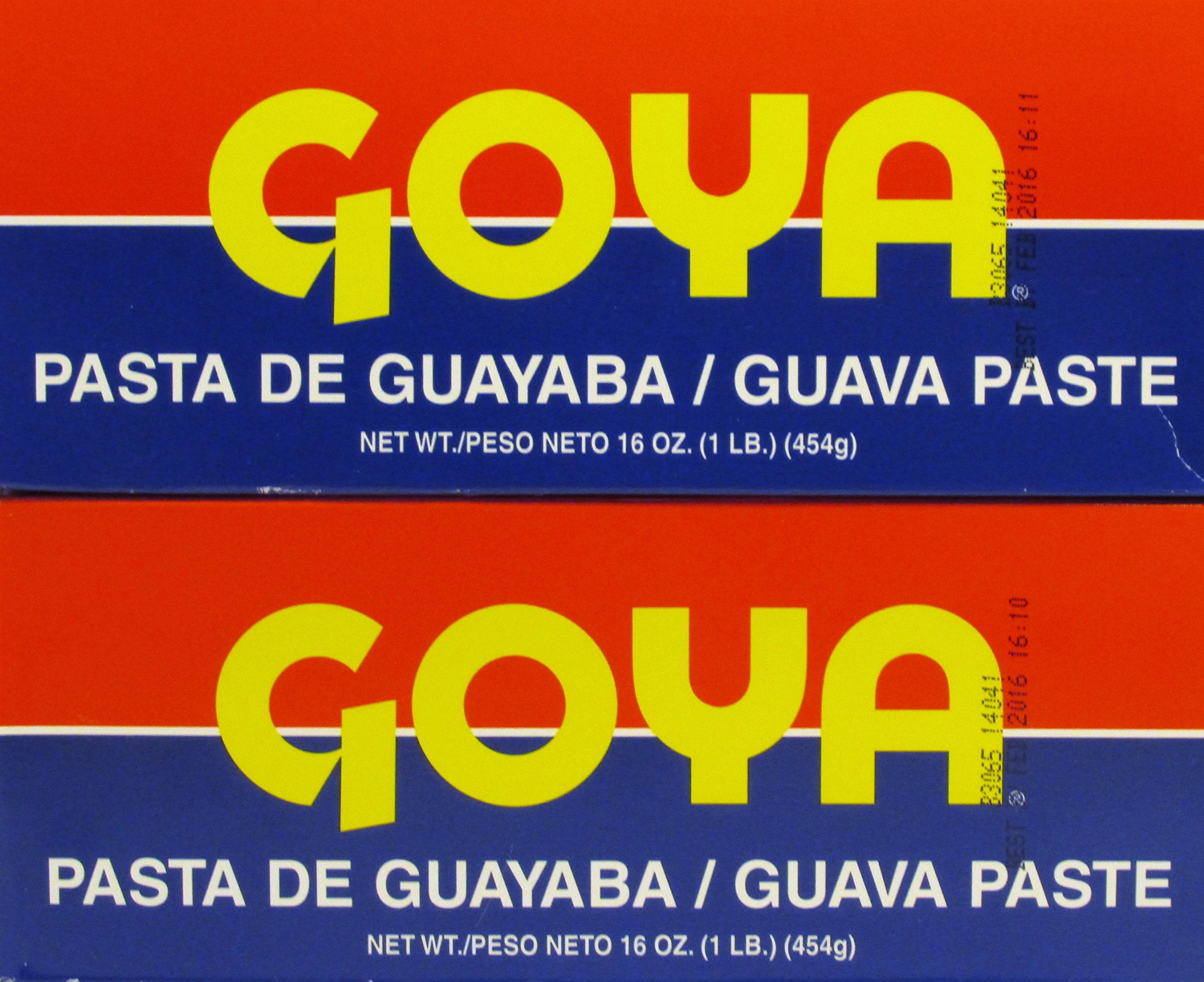 Goya Guava Paste / Pasta De Guayaba 16 Oz (1 Lb, 454 G) Bars (2 Pack ...