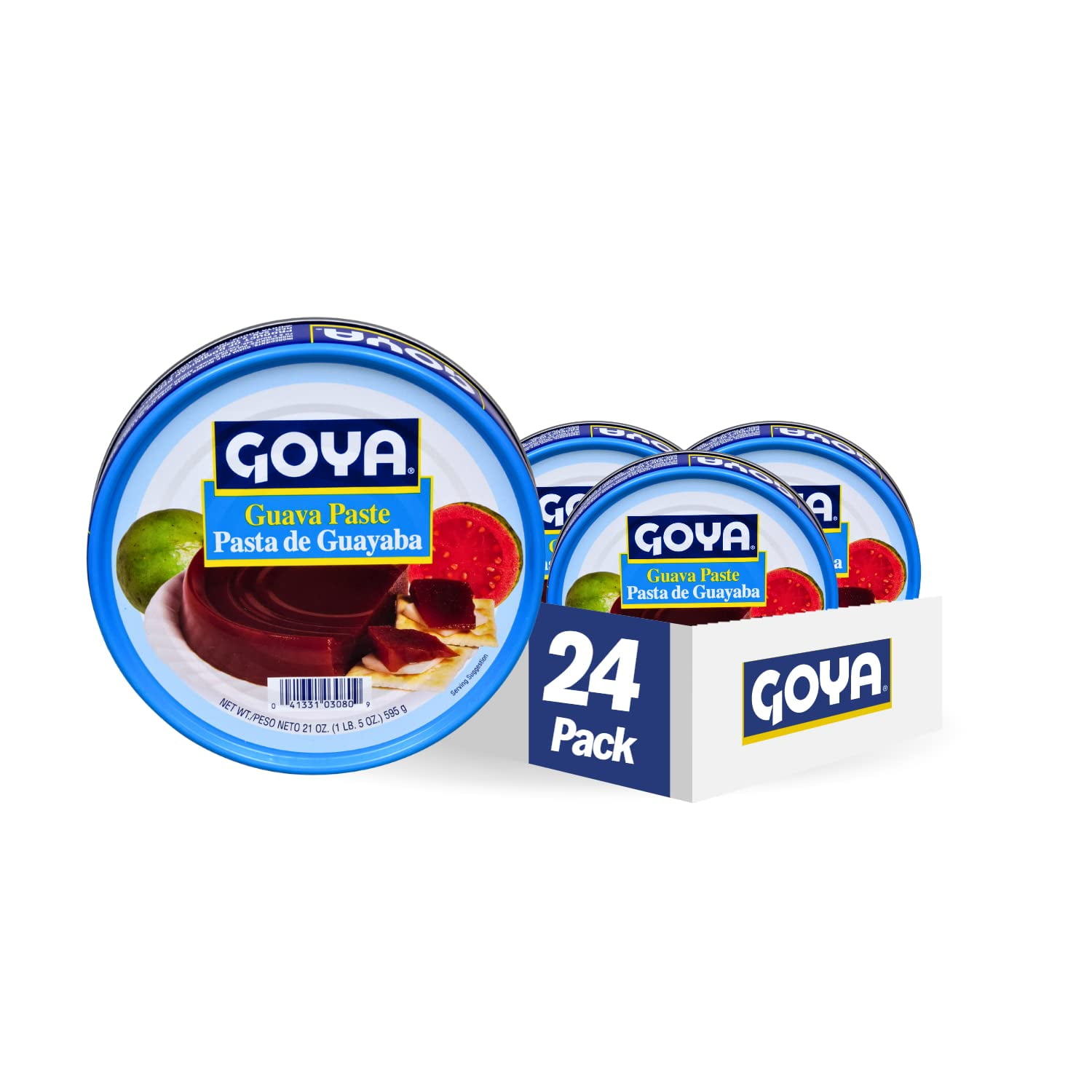 Goya Guava Paste Tin 21 oz (Pack of 24) - Walmart.com