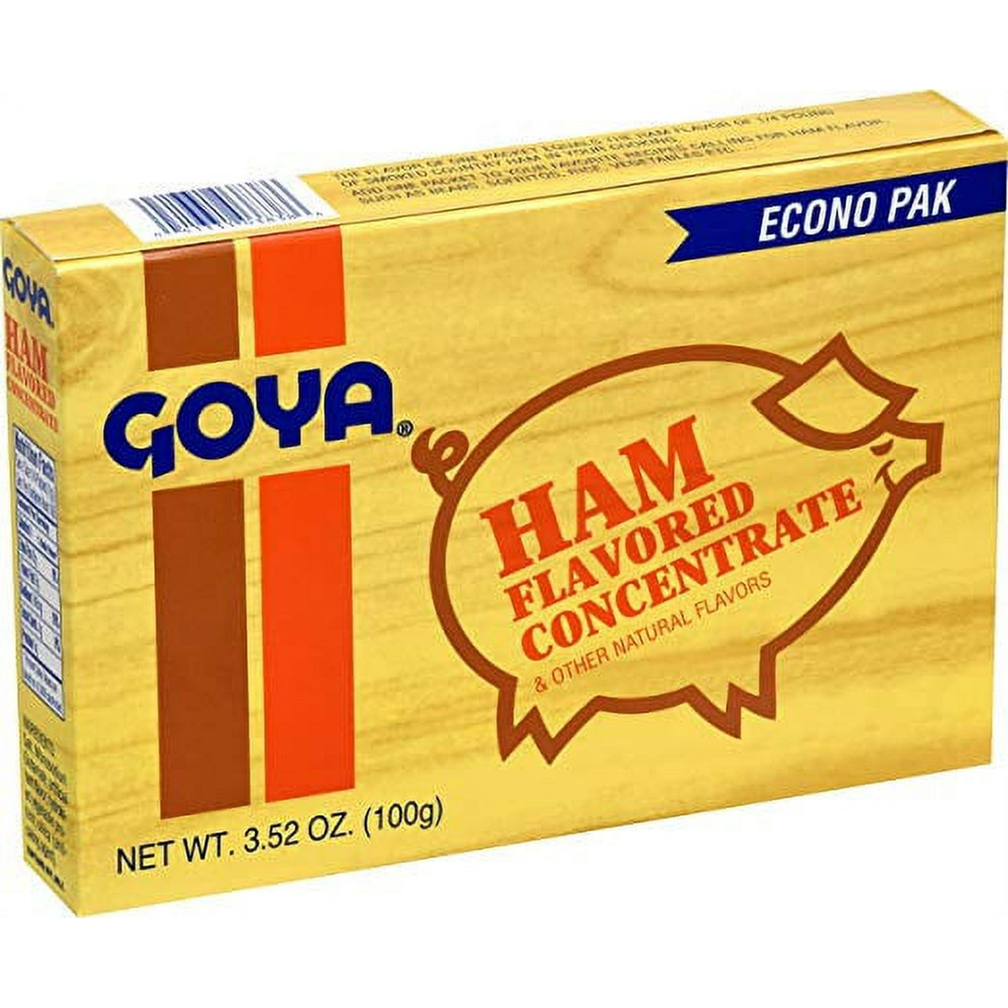 Goya Ham Flavor Seasoning 3.52 Oz for Seasoning Meat, Beans, Pork ...