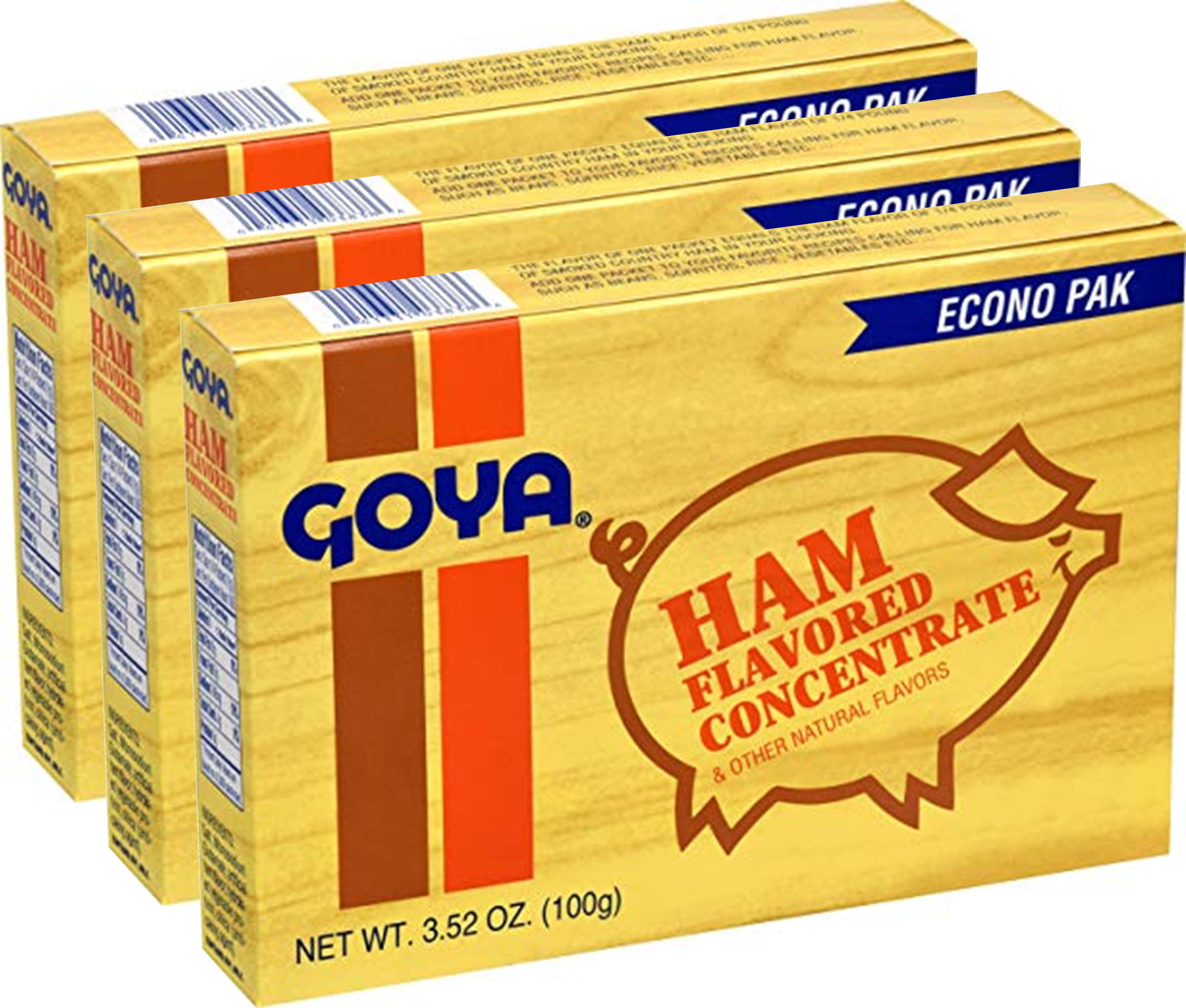 Goya Ham Flavored Cooking Powder, Large 3.52 Ounce Pork Flavor ...