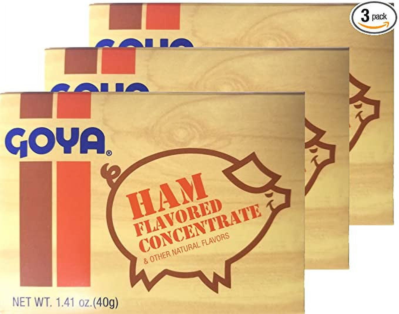 Goya Ham Flavored Concentrated Seasoning 1.41oz | Sabor a Jamon (Pack ...