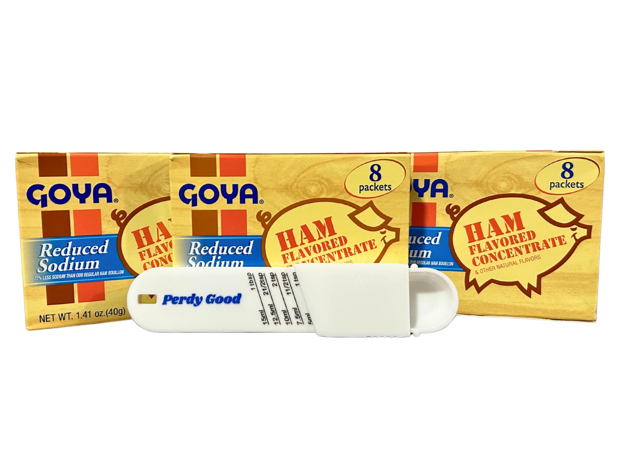 Goya Ham Flavored Seasoning CM31 Reduced Sodium Concentrate (3) pack ...