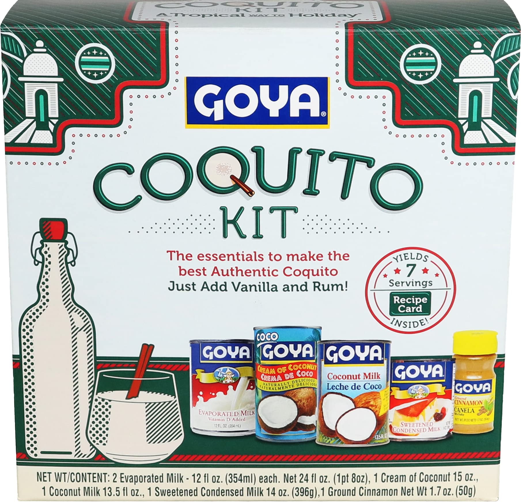 Goya Coquito Holiday Drink Kit - Tropical Cocktail Beverage, 82 oz ...