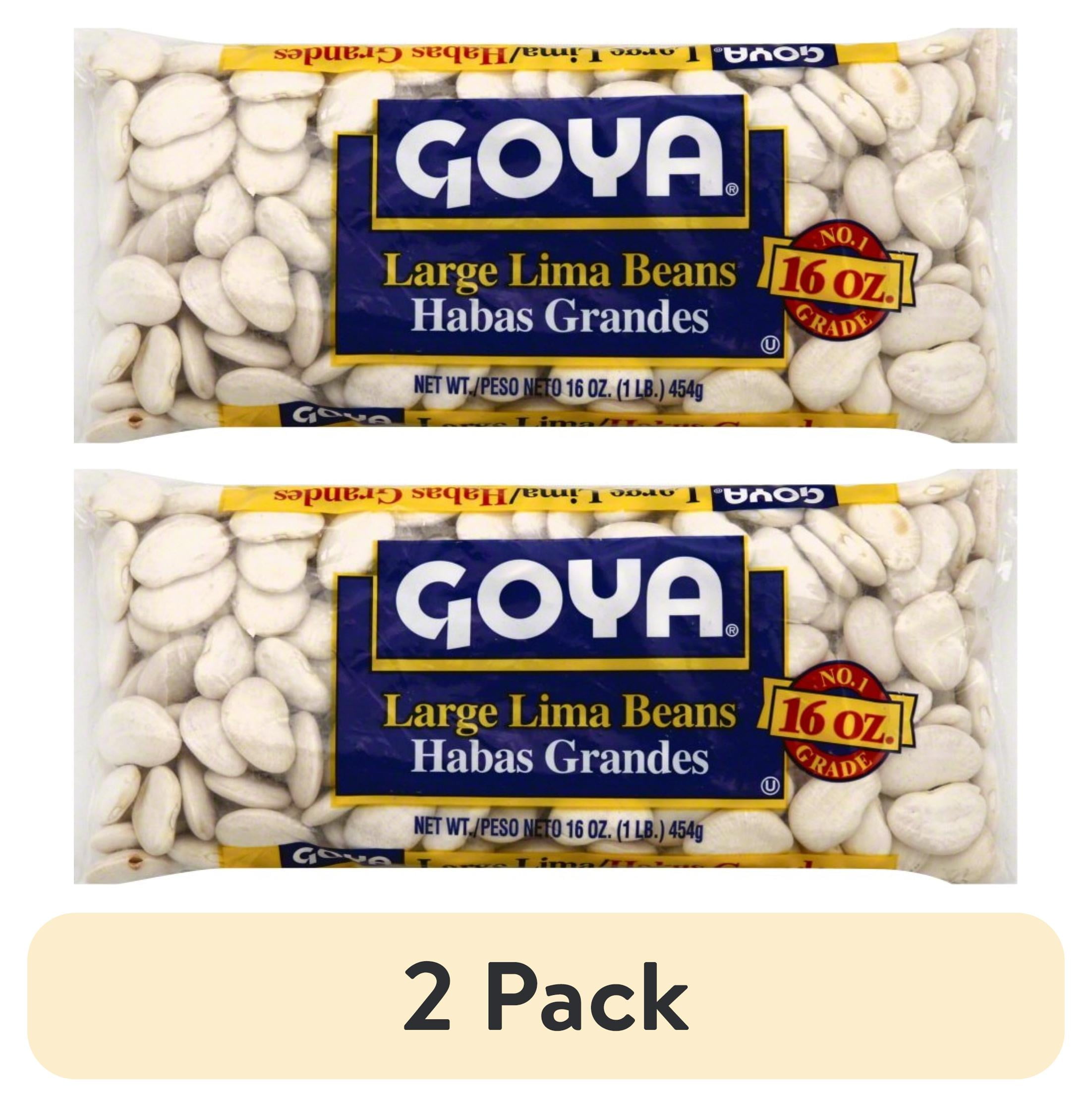 (2 pack) Goya, Lima Beans Large, 16 oz, - Walmart.com