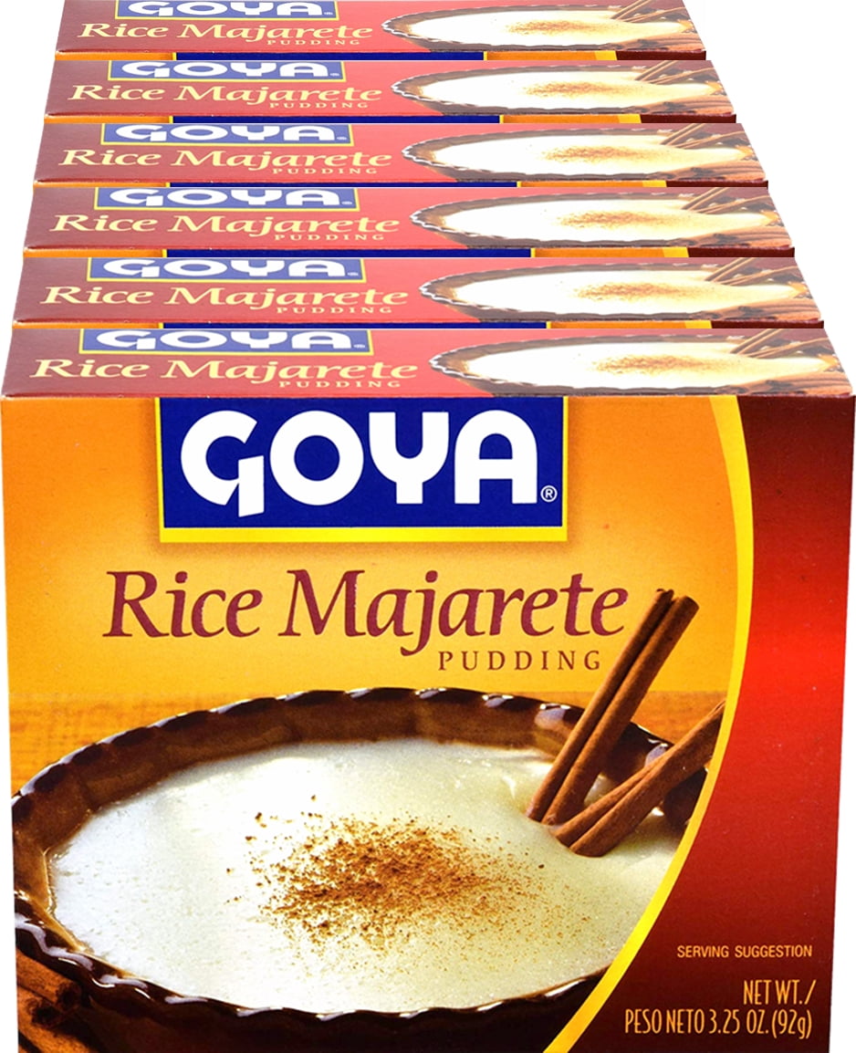 Goya Majarete de Arroz - Rice Pudding, 4 servings 3.25 oz (Pack of 6 ...