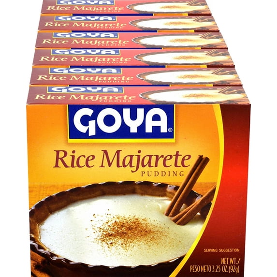 Goya Majarete de Arroz - Rice Pudding, 4 servings 3.25 oz (Pack of 6 ...