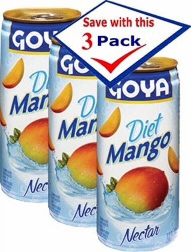 Goya Mango Mango Nectar Diet, 9.6 Oz Pack of 3 - Walmart.com