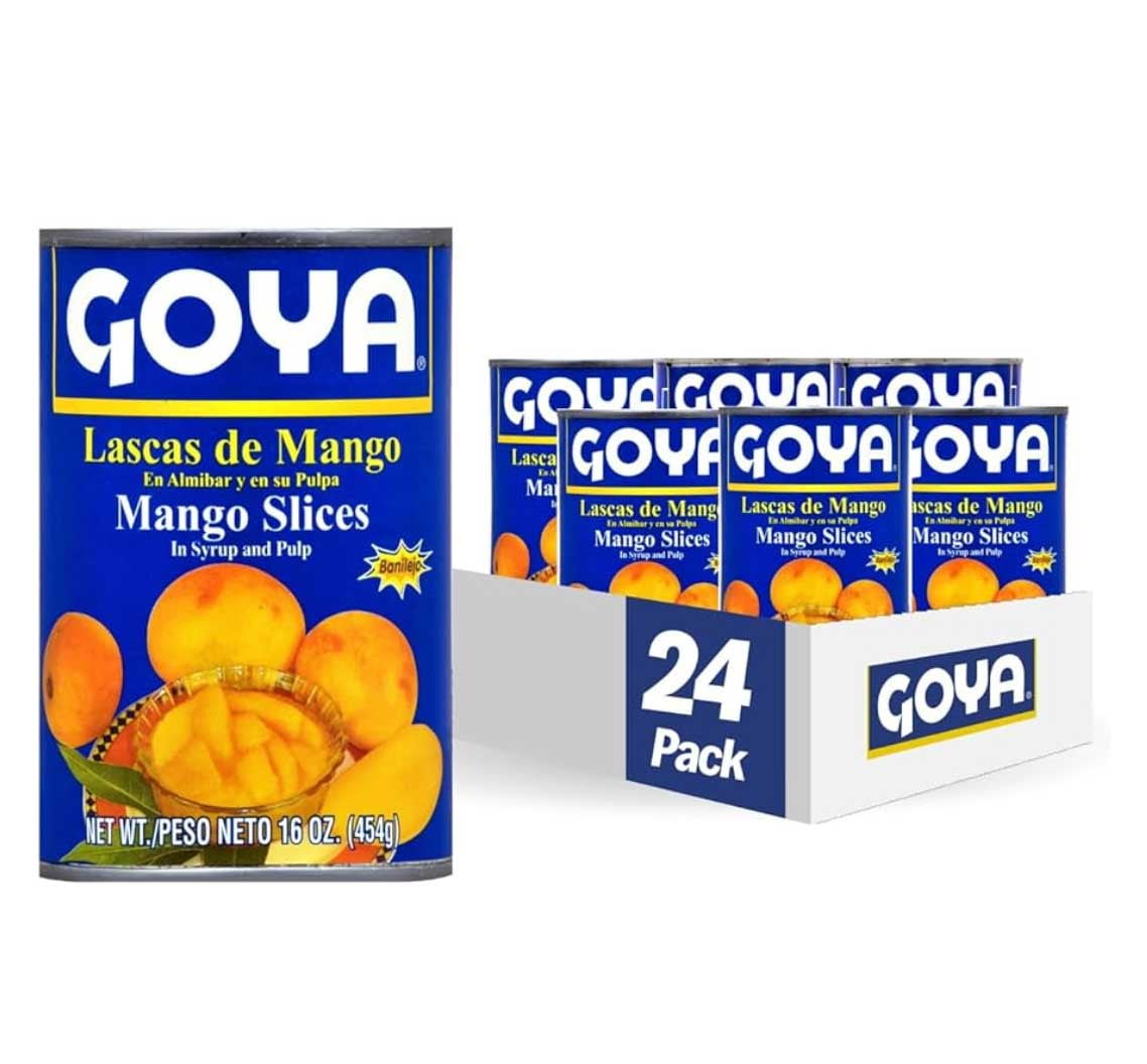 Goya Mango Slices with Pulp In Syrup, 16 Ounce -- 24 per case - Walmart.com